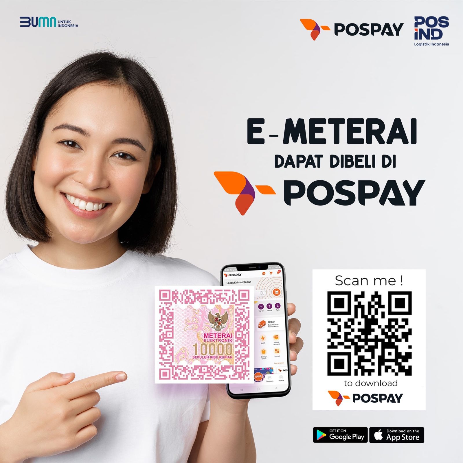 Jadi Syarat Pendaftaran CASN, Ini Cara Beli e-Meterai di Pospay dan Kantorpos